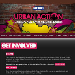 Metro launches Urban Action campaign site