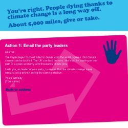 Oxfam climate change poster ruled fair by ASA